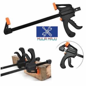 Jual F Clamp 12 inch Body Besar Catok Klem kayu Ratchet Grip - Jakarta ...