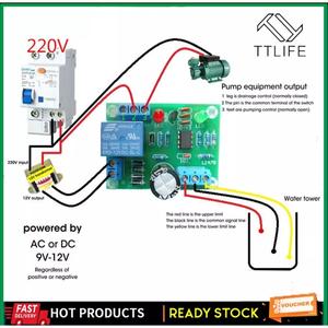 Jual Sensor ketinggian air module otomatis pompa air Liquid Water Level ...
