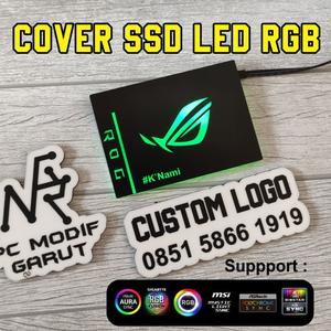 Jual Terlaris SSD COVER ROG LED RGB UNTUK SEMUA MERK LOGO COSTUM BEBAS ...