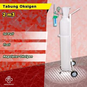 Jual Tabung Oksigen 2 m3 Set Lengkap Siap Pakai - Kota Makassar - Medicalogy Makassar | Tokopedia