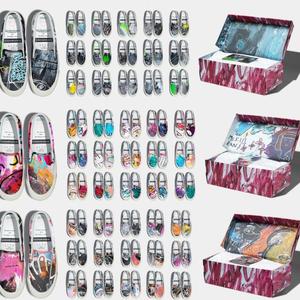 Jual Sepatu Compass slip on x Jason Ranti Jejeboy Artwork 1 2 3 4 5 6 ...