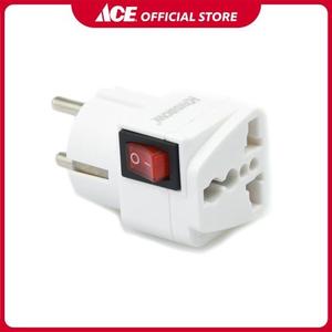 Jual ACE - Krisbow Steker Arde Adaptor Travel Dengan Switch - Putih ...