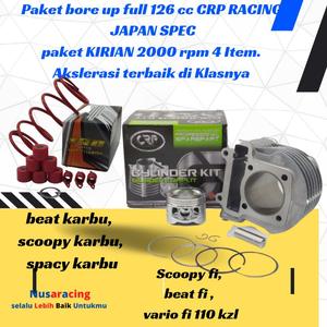 Jual XF621 Paket Bore Up 126 Cc Blok Seher 54 Beat Fi Non Esp 2012-2013 ...
