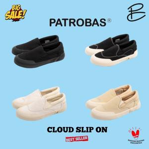 Jual PATROBAS CLOUD SLIP ON - Beige, 40 - Hitam Putih, 41 - Kota ...