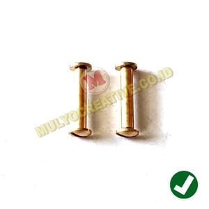 Jual Paku Baut Warna Gold Ukuran 2.5 Cm Jilid Buku – Baut Kalender 25 ...