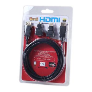 Jual Kabel HDMI 3 IN 1 / HDMI+MINI HDMI+MICRO HDMI 3in1 - Jakarta Pusat ...