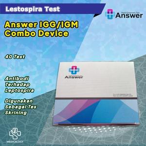 Jual ANSWER LEPTOSPIRA IGG/IGM COMBO TEST DEVICE (PER BOX) - Kota ...