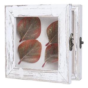 Promo 6x6 Square Shadow Box Frame, Small Shadow Box 4x4 Display Area ...