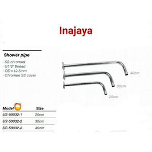 Jual shower pipe pipa tangkai wall sower tanam dinding atas 20 ...