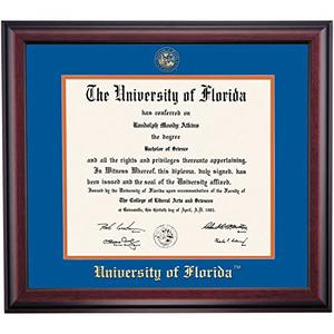 Promo OCM DiplomaDisplay Traditional Frame for University of Florida ...