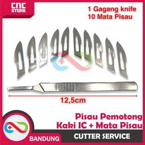Jual PISAU PEMOTONG KAKI IC DESOLDERING GAGANG + 10 MATA PISAU - Kota ...