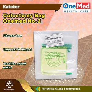 Jual Colostomy Bag Onemed No.2 / 2 cm per pack isi 10 lembar - Kab ...