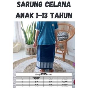 Jual RB001 SARUNG CELANA ANAK SARCEL ANAK USIA 1-12 TAHUN - Jakarta ...