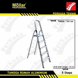 Jual Tangga Rumah Lipat Aluminium Mollar 5 Step Tangga Aluminium 5S ...