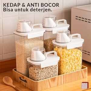 Jual Tempat Detergen Besar Kedap Anti Tumpah Botol Wadah Toples Makanan ...