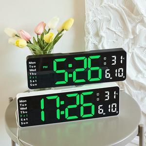 Jual Jam Digital LED Besar Tampilan Jelas Dinding Kalender Alarm Clock ...