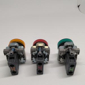 Jual Schneider XB4BVB5 Pilot Light Orange 22mm w/ Lens Integral LED ...