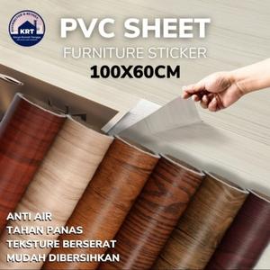 Promo PVC Sheet Sticker Pelapis Furniture Lemari Meja PVC Sheet Taco ...