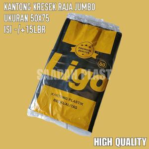 Jual HD Kantong Kresek Plastik 50 Hitam Raja Jumbo Tebal / Ukuran 50 ...