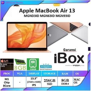 Jual Apple Macbook Air 2020 13 - M1 Chip 8C CPU 8GB 256ssd 7C GPU - Silver - Kab. Banyumas ...
