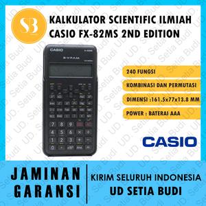 Jual Kalkulator Scientific CASIO FX-82MS 2nd Edition - Kota Surabaya ...