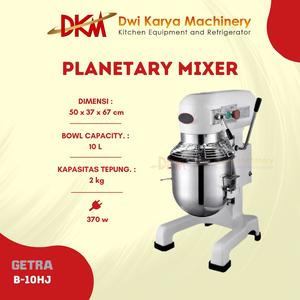 Jual Planetary Mixer Getra 10 liter B-10HJ / B10 HJ - Kota Surabaya ...