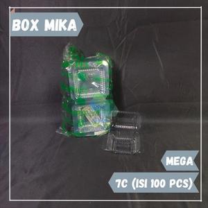Jual Box Mika Plastik Mega 7C isi 100pcs / Mika Klepon / Mika Kecil ...