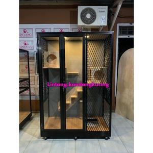 Jual Kandang Kucing Aluminium Minimalis Cat quarium Kandang Kucing ...