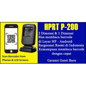 Jual 2D Hprt P200 Scanner Barcode Omni Pesaing Zebra Ds9208 Ds9308 ...