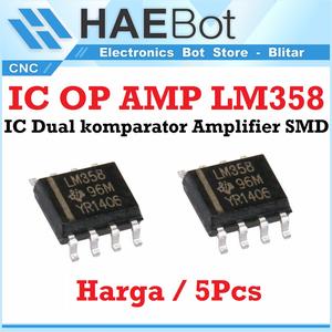 Jual [HAEBOT] IC OP AMP LM358 P SOC8 SMD Dual Dua Komparator Amplifier ...