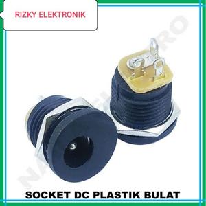 Jual Socket Connector DC Bulat Female Power Mount Box Arduino - Kota ...