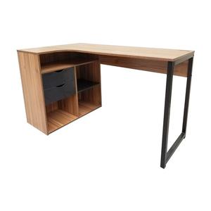 Jual INFORMA - MEJA KOMPUTER - HEIGEN OFFICE DESK WALNUT BLACK ...