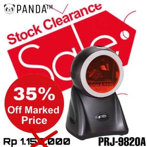 Jual Omni Directional 1D Panda Prj-9820A Laser Barcode Scanner Duduk ...