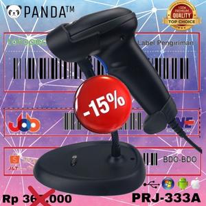 Jual Auto-Sensing Laser 1D Barcode Scanner Panda Prj-818A Auto-Scan Usb ...