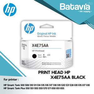 Jual PRINTHEAD HP X4E75AA Black For HP SMART TANK / PLUS 500 600 series ...