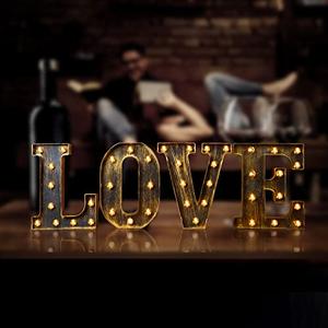 Promo Vintage Led Marquee Letter Light Up Alphabet Letter Sign Cicil 0% ...