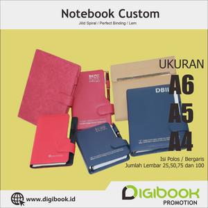 Jual Cetak Blocknote Kulit / Notebook Kulit Seminar Kit Custom Logo ...