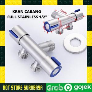 Jual Kran Shower Double Stop Kran Cabang Kanan Kiri Dua Stop Kran ...