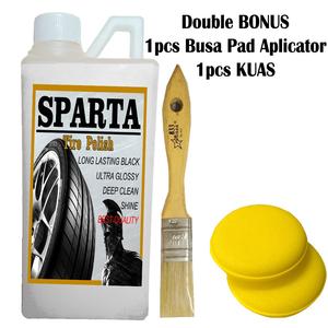 Jual Sparta Semir Ban 1 Liter Botol Putih Pengkilap Penghitam Mobil ...