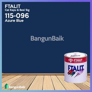 Jual Kansai FTALIT 115-096 Azure Blue 1kg / Cat Kayu dan Besi FTALIT ...