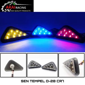 Jual Lampu Sen Tempel Segitiga LED D-28 Universal Semua Motor Fairings ...