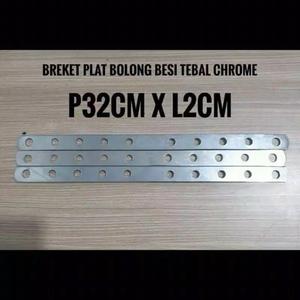 Jual Breket Bolong Bolong Tebal Breket Plat Besi Multi Fungsi Univesal ...