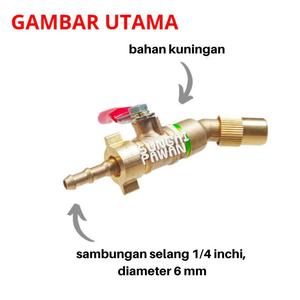 Jual semprotan hama nosel motor mobil sprayer nozzle cuci AC selang 1/4 ...