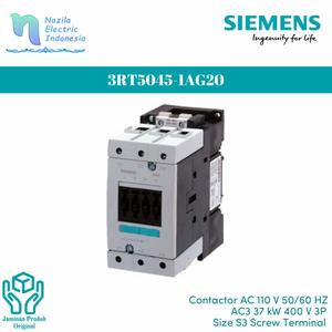 Jual Siemens Magnetic Contactor 3RT 5045 / 3RT5045-1AG20 Coil 110 VAC ...