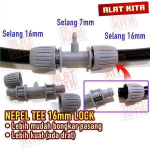Jual Nepel Tee 16x7mm Model Lock - Kab. Karawang - alatkita | Tokopedia
