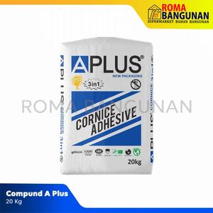 Jual COMPOUND CORNICE / KOMPON GYPSUM / PLAMIR / DEMPUL TEMBOK APLUS 20 ...