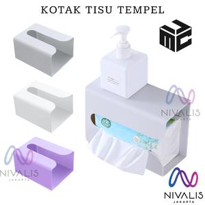 Jual TEMPAT TISSUE TEMPEL DINDING DAPUR TOILET KOTAK TISU TEMPEL DAPUR ...
