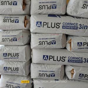 Jual KOMPON GYPSUM / CORNICE ADHESIVE / COMPOUND GYPSUM A-PLUS 20KG ...