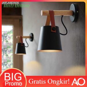 Jual Cover Lampu Hias Dinding Model Kayu Besi Lampu Dekorasi Rumah Cafe ...