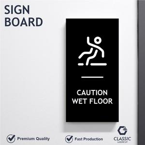 Jual Sign Wet Floor / Sign Board Akrilik / Sign Acrylic Modern 15 x ...